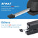 Portable Electric Stapler Desktop, AFMAT Automatic Stapler Heavy Duty-